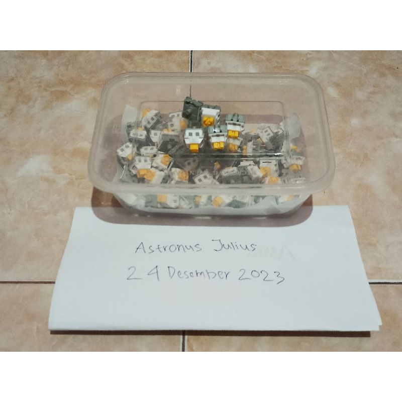 Jual Moon Yellow Switch Bawaan Ajazz AK820 GTS | Shopee Indonesia