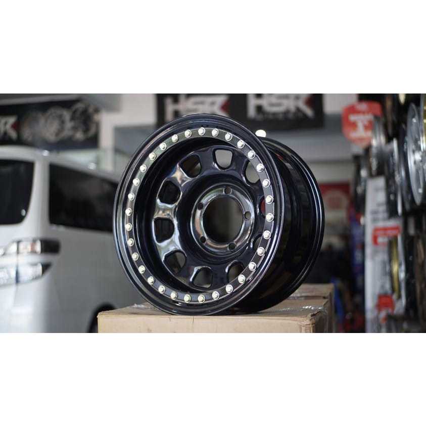 Jual Velg Mobil Ring 15 Lebar 10 untuk Jimny Katana Escudo Taft dll HSR BEADLOCK MOKUPO R15 ...