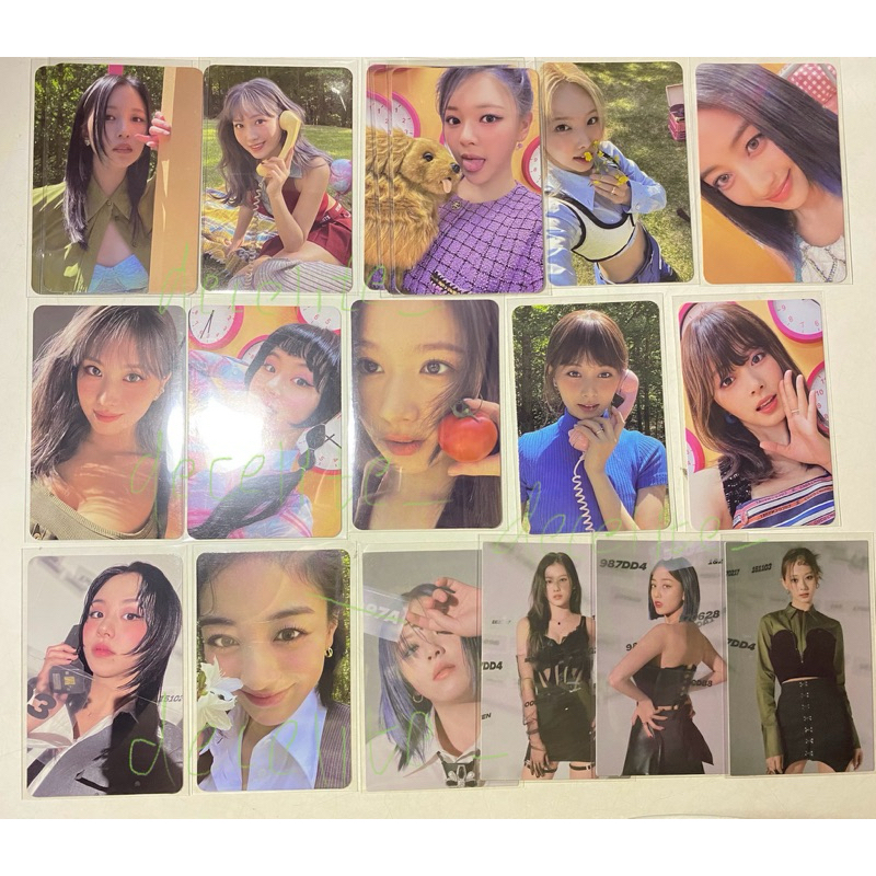 Jual [REQ LIVE/SHOPEE VIDIO] PHOTOCARD OFFICIAL TWICE BETWEEN 1&2 SANA MOMO NAYEON TZUYU JIHYO ...