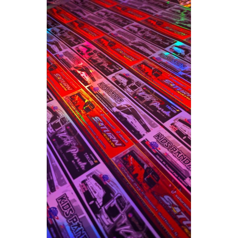 Jual COD Stiker Buss Kids Panda JB5 Hologram Keren Terbaru ( Dapat ...