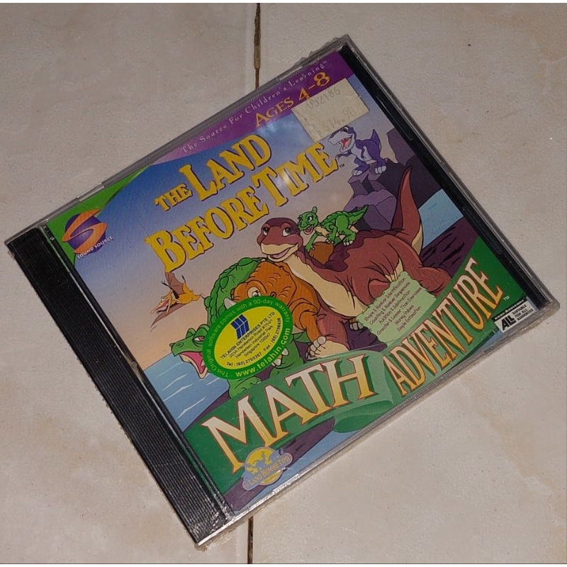Jual cd rom THE LAND BEFORE TIME : Math Adventure ( Segel ) | Shopee ...