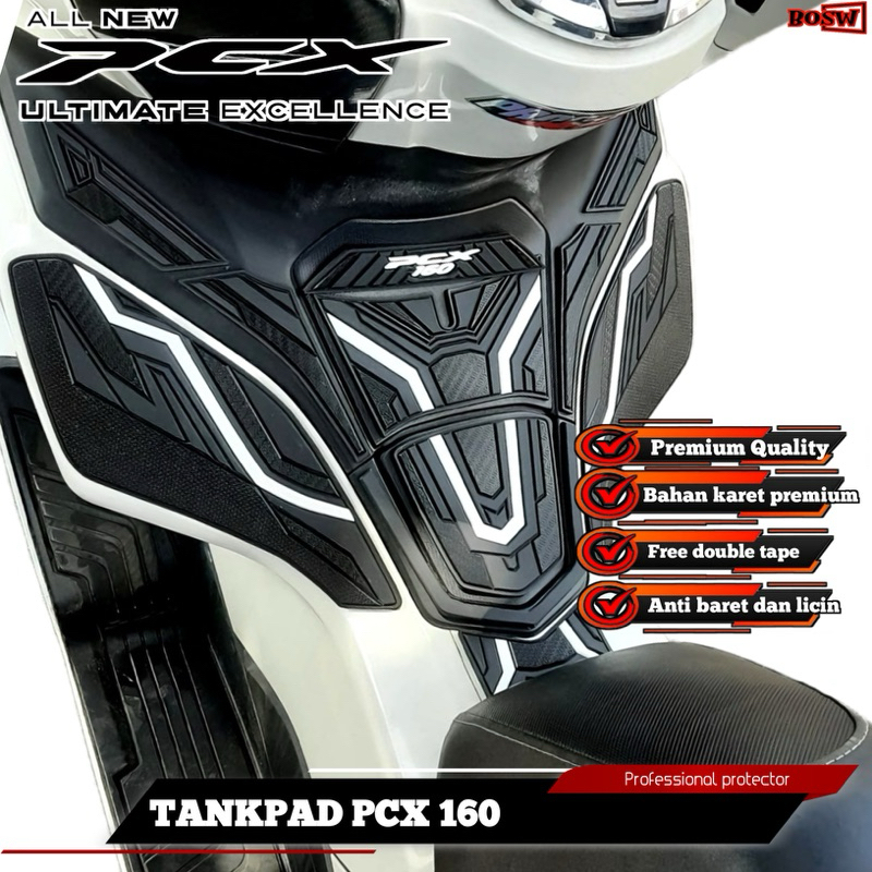 Jual Tankpad Pcx 160 Bahan Karet Aksesoris Motor Honda | Shopee Indonesia