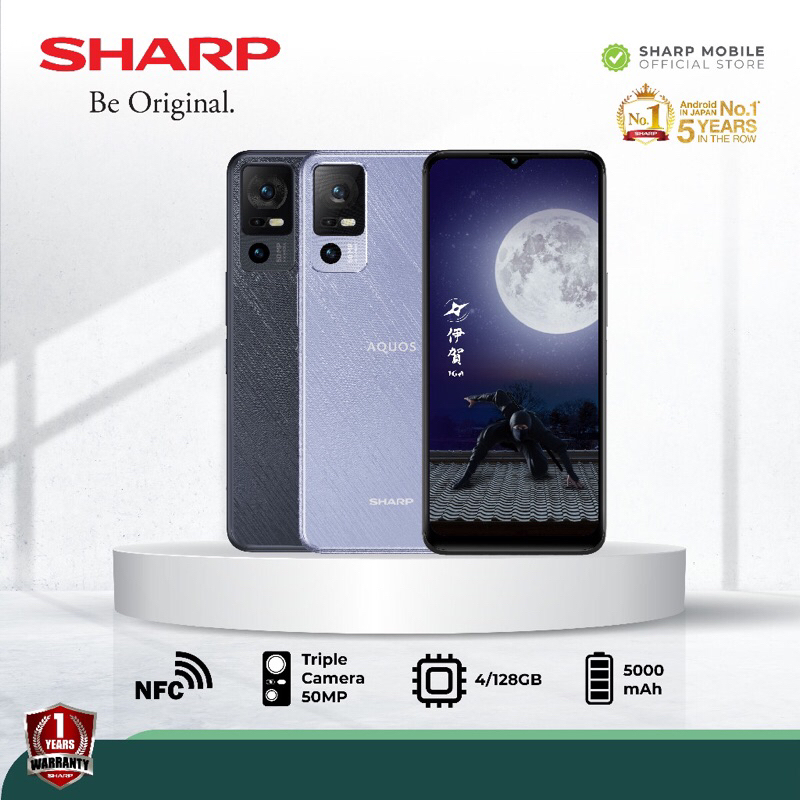Jual Handphone Sharp Aquos V6 5G Demensity 700 Garansi Resmi Cashback ...