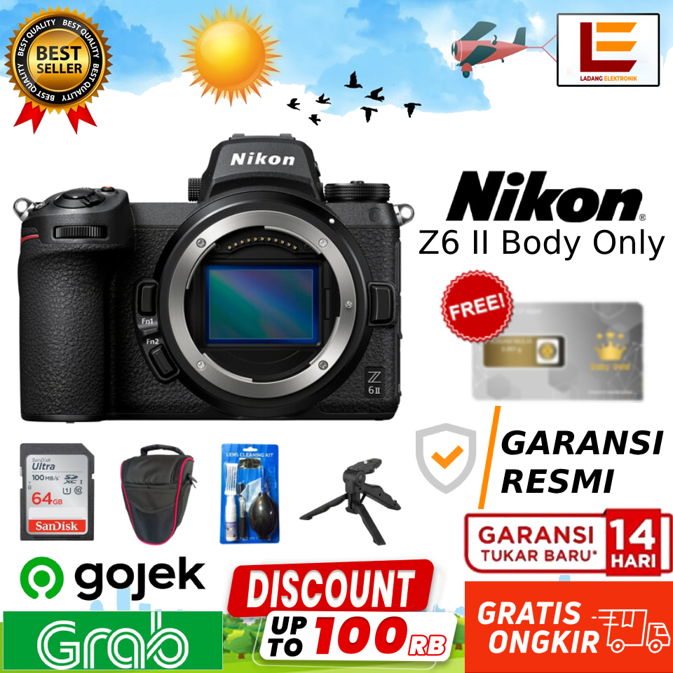 Jual Nikon Z6 II Nikon Z6II Nikon Z6 Mark II Body Only Free BABY GOLD Garansi Resmi | Shopee ...