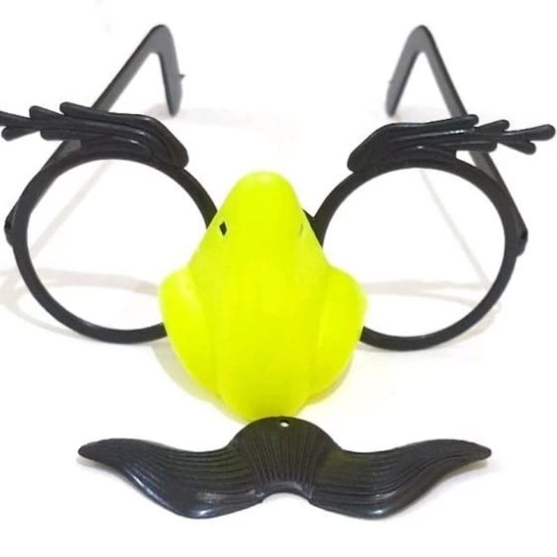 Jual Mainan anak topeng muka badut paman dolit jadul dan lucu kumis pak ...