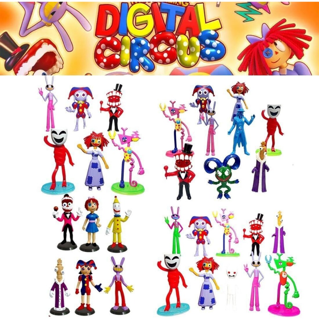 Jual The Amazing Digital Circus Action Figure Set isi 7/12pcs | Shopee ...