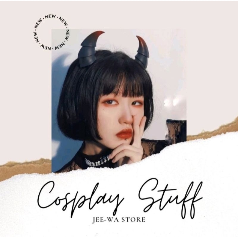 Jual [ JEE - WA ] Tanduk Bando Horn Cosplay Devil Malaikat Setan Iblis ...