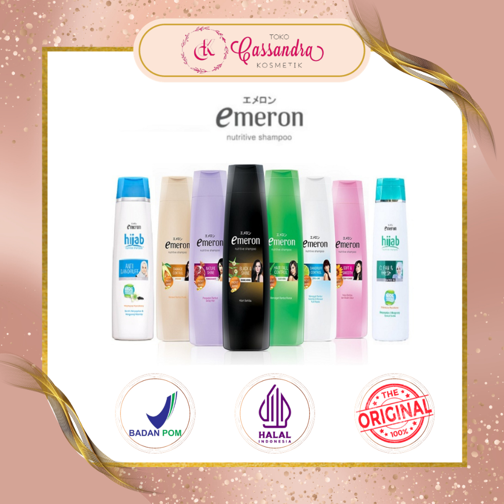 Jual EMERON SHAMPOO BOTOL 70ML/170ML ALL VARIANTS | Shopee Indonesia