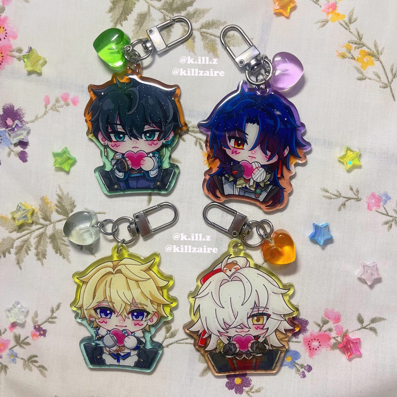 Jual [Killz] HSR Epoxy Keychain Heart Series || GEPARD / DANHENG ...