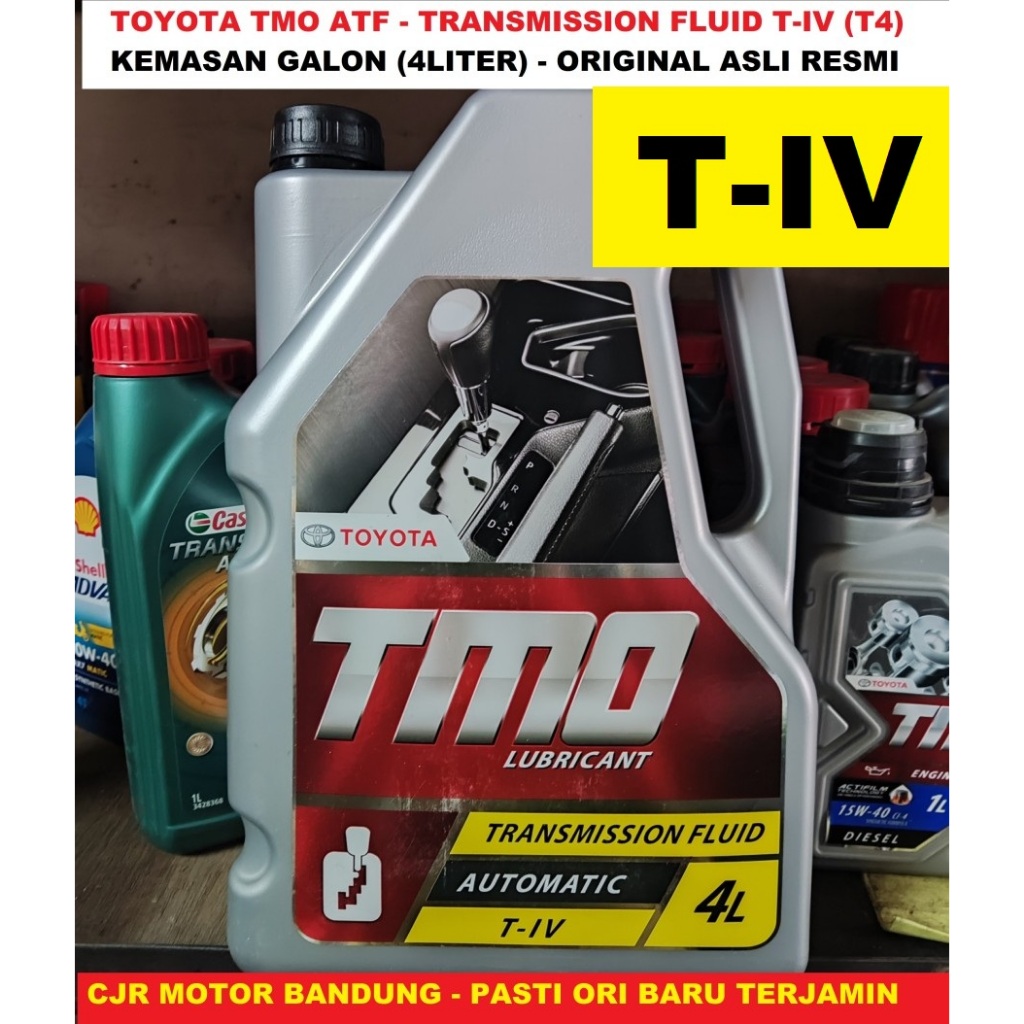 Jual Oli Toyota ATF T IV TMO TRANSMISSION FLUID T 4 galon 4 L oli transmisi matic mobil Toyota ...