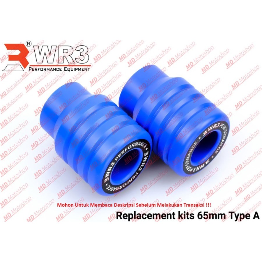 Jual Teflon Frame Slider Replacement Kits WR3 65mm x M10 Type A ...