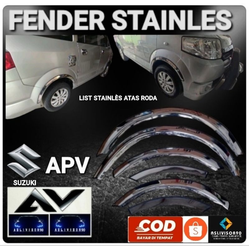 Jual Fender / list atas roda mobil suzuki APV Thn 2004 - 2023 | Shopee ...