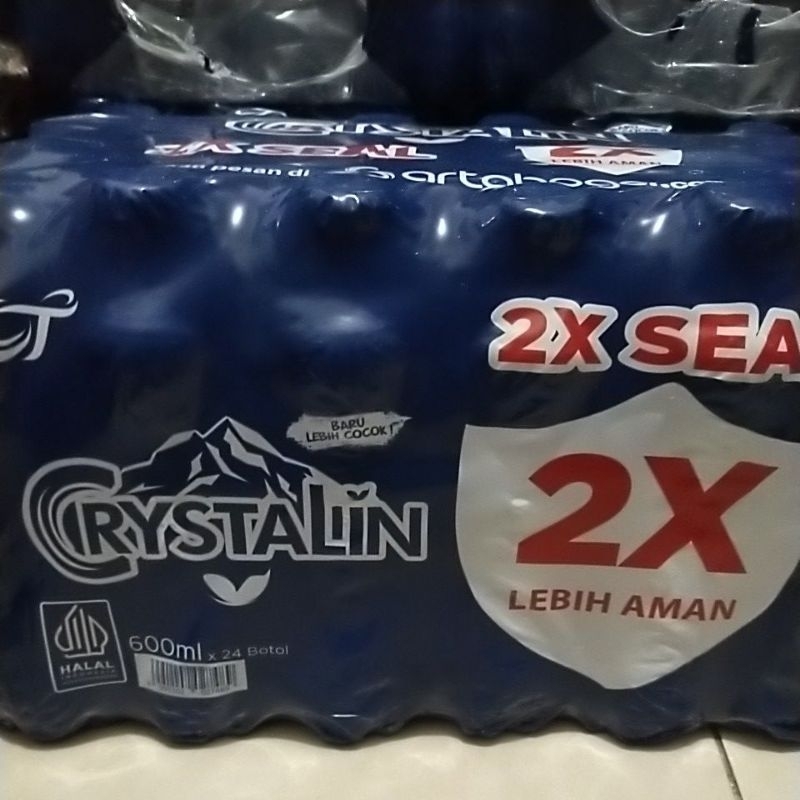 Jual crystalline 600ml x 24 botol | Shopee Indonesia