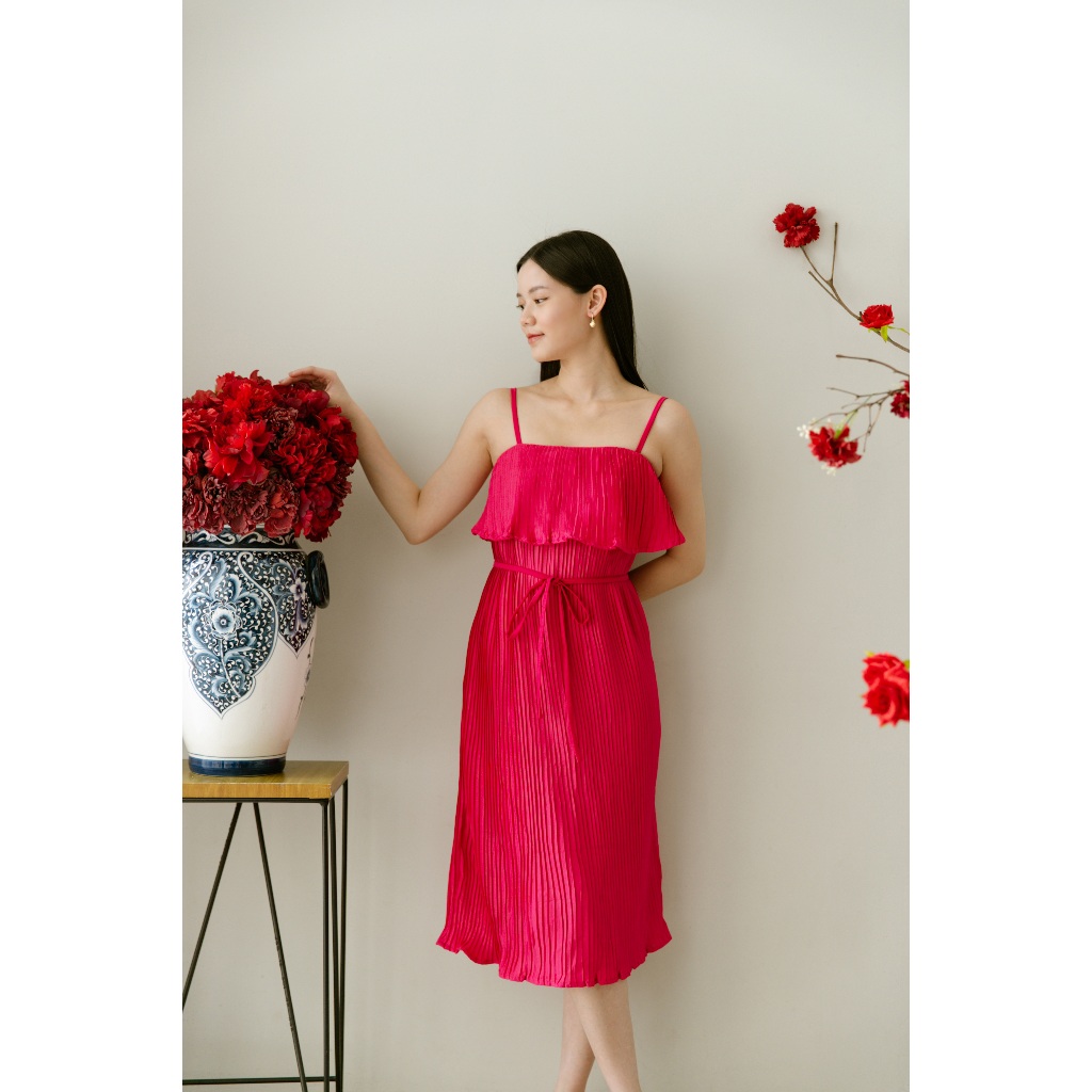 Jual SOORI - 링 LING (Pleated Dress Mandarin Oriental Chinese Wedding ...
