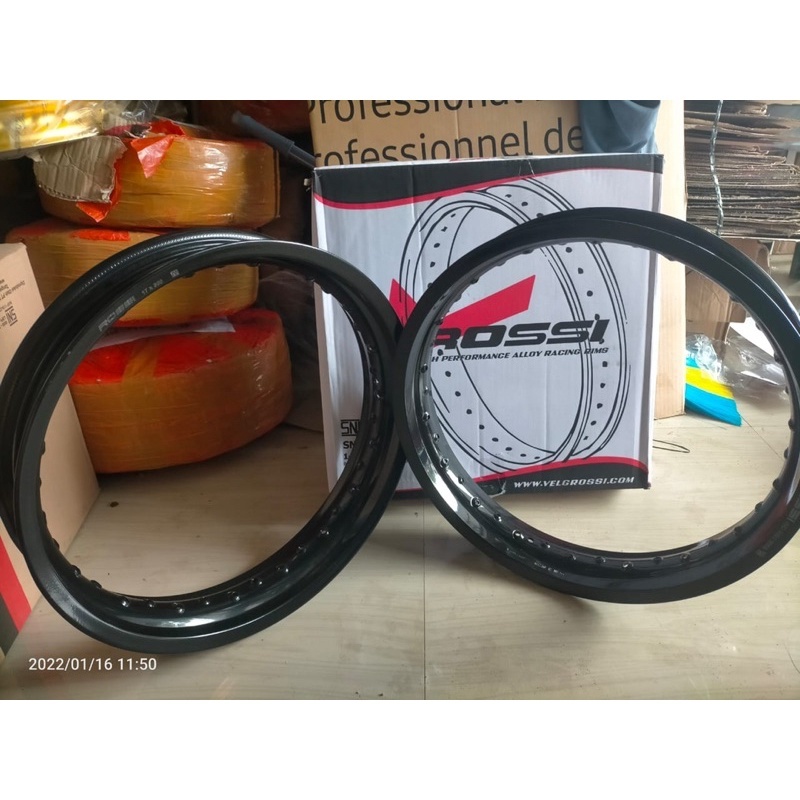 Jual ROSSI VELG RIM 17-250 HITAM W | Shopee Indonesia