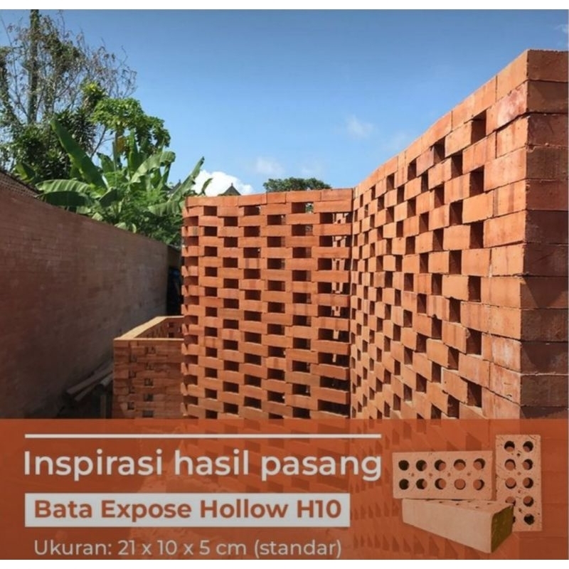 Jual Bata merah expose lubang 10 murah free ongkir | Shopee Indonesia