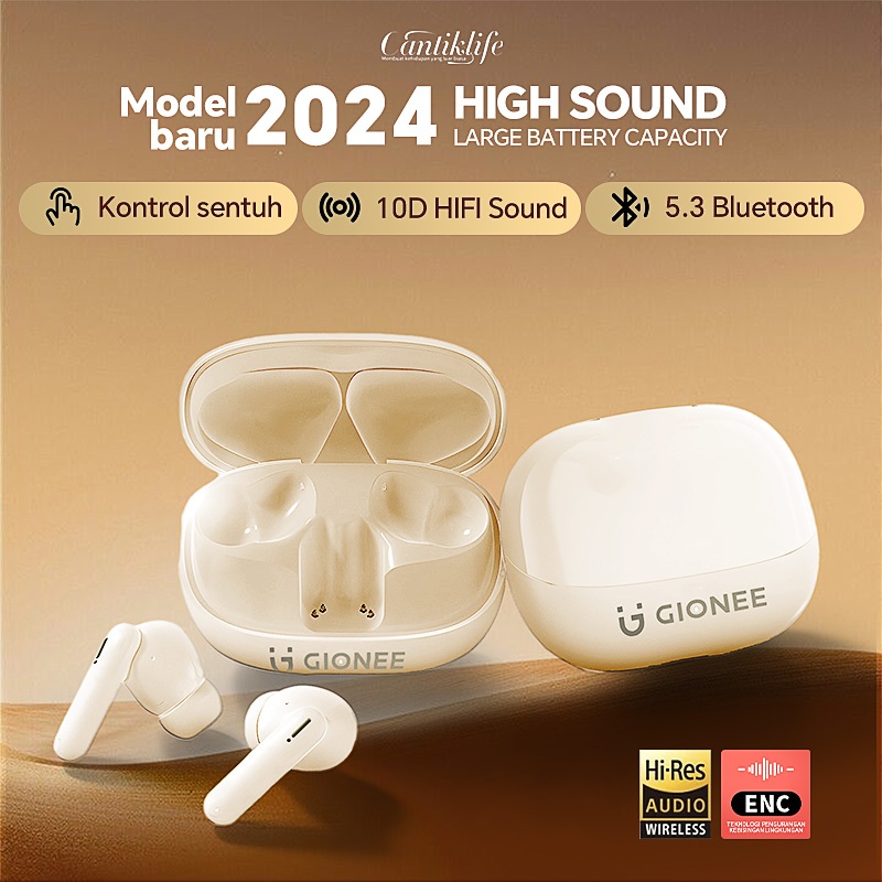 Jual TWS GL7 headset 5.3 Bluetooth menggunakan headset stereo semi-lear ...