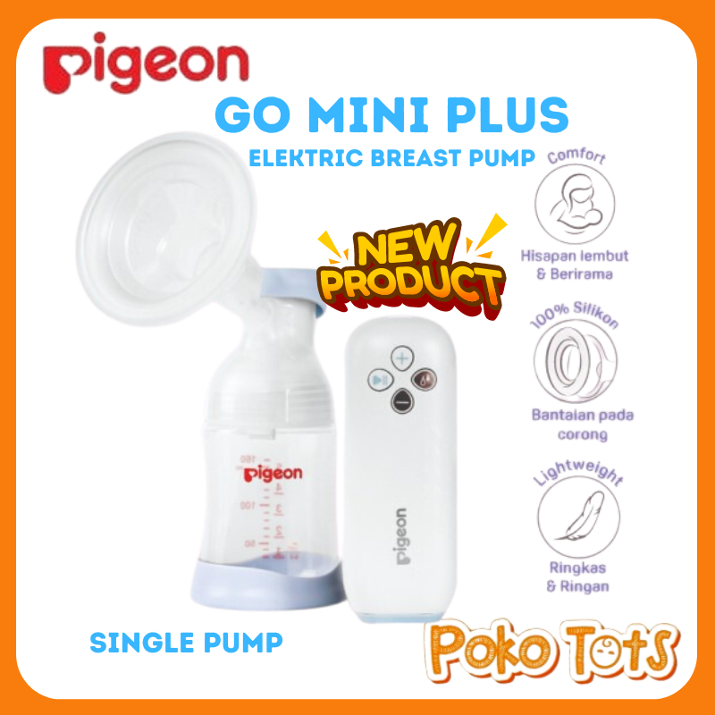 Jual Pigeon Go Mini Plus Electric Breast Pump Single Pompa Asi Elektrik ...