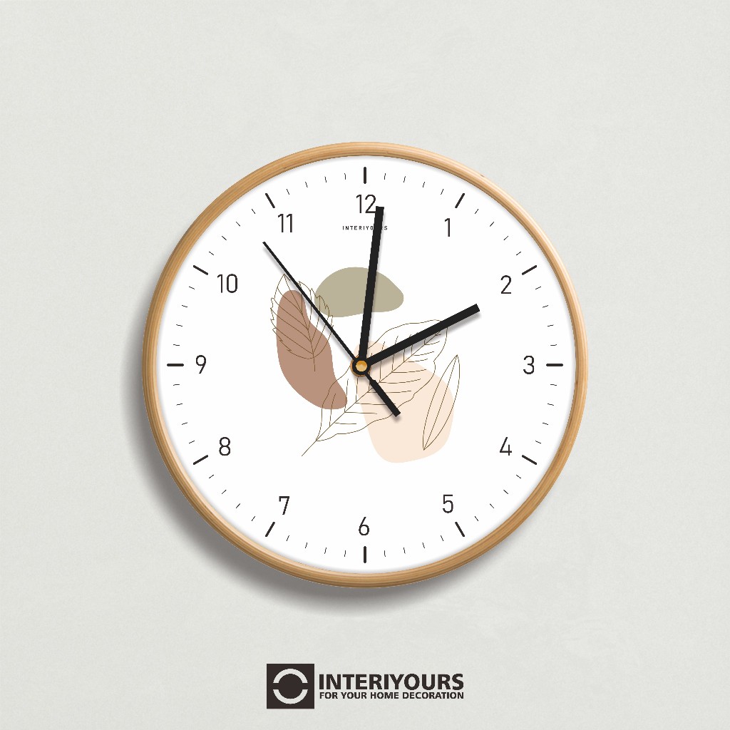 Jual Jam Dinding Aesthetic Tanpa Suara Detik / Silent Movement | Shopee ...