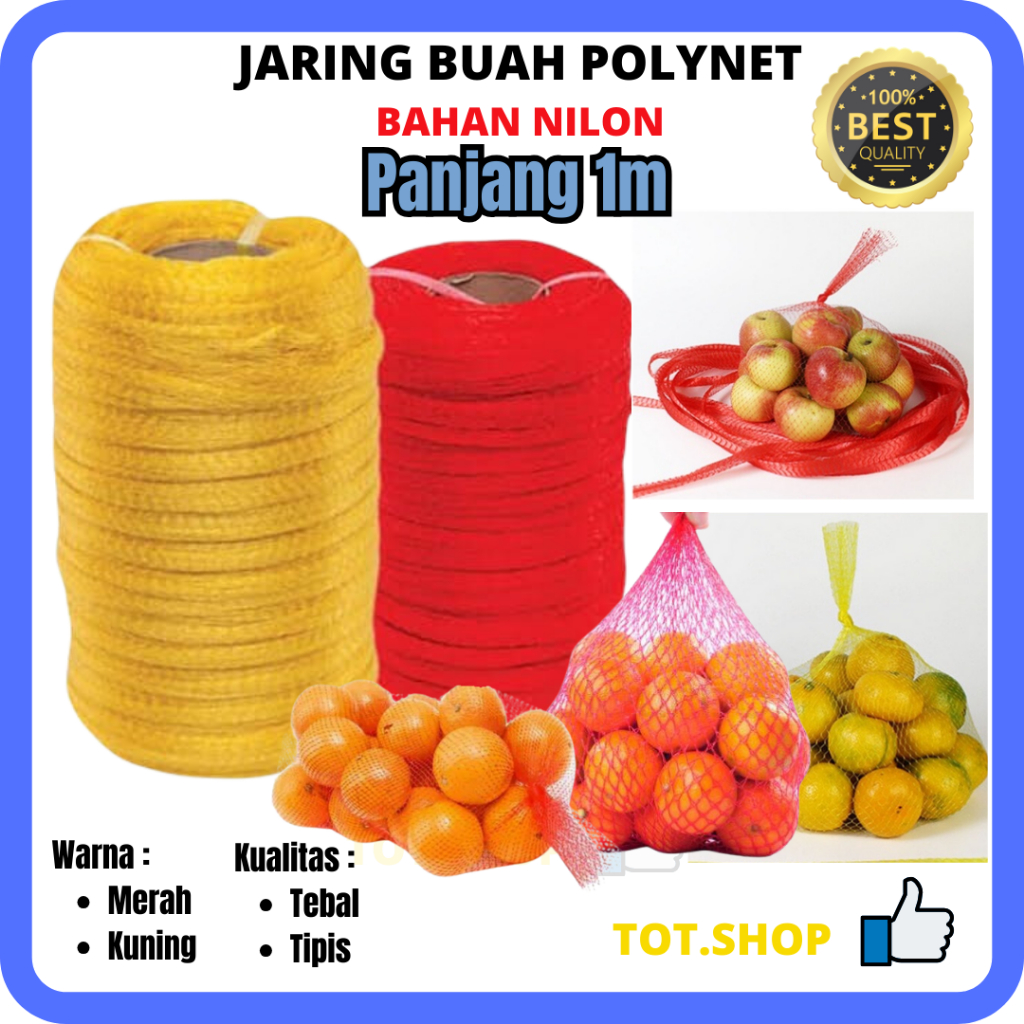 Jual [1 Meter] Jaring Polynet Jaring Buah Jaring Sayur Jaring Bawang ...