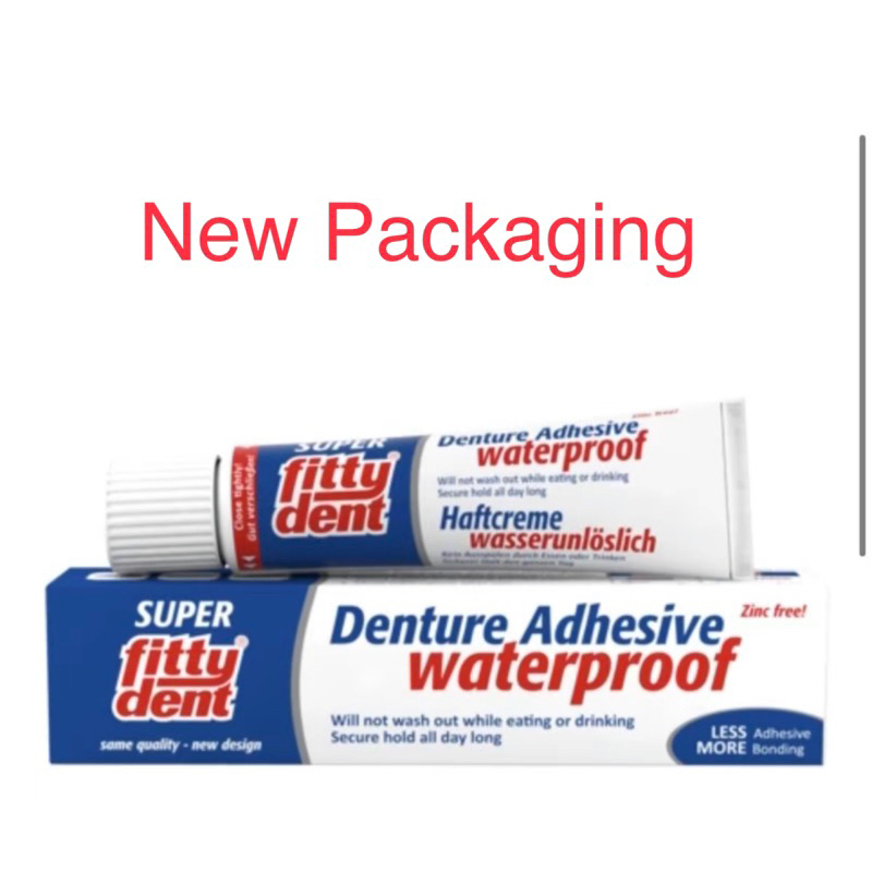 Jual Fittydent Lem Gigi Palsu 40g Denture Adhesive Fitty dent | Shopee ...