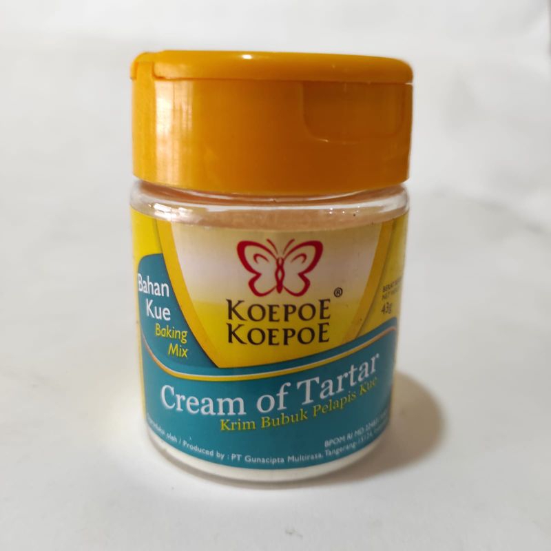 Jual Koepoe Koepoe / Kupu Kupu Baking Mix Cream of Tartar 43 gr Koe Poe ...