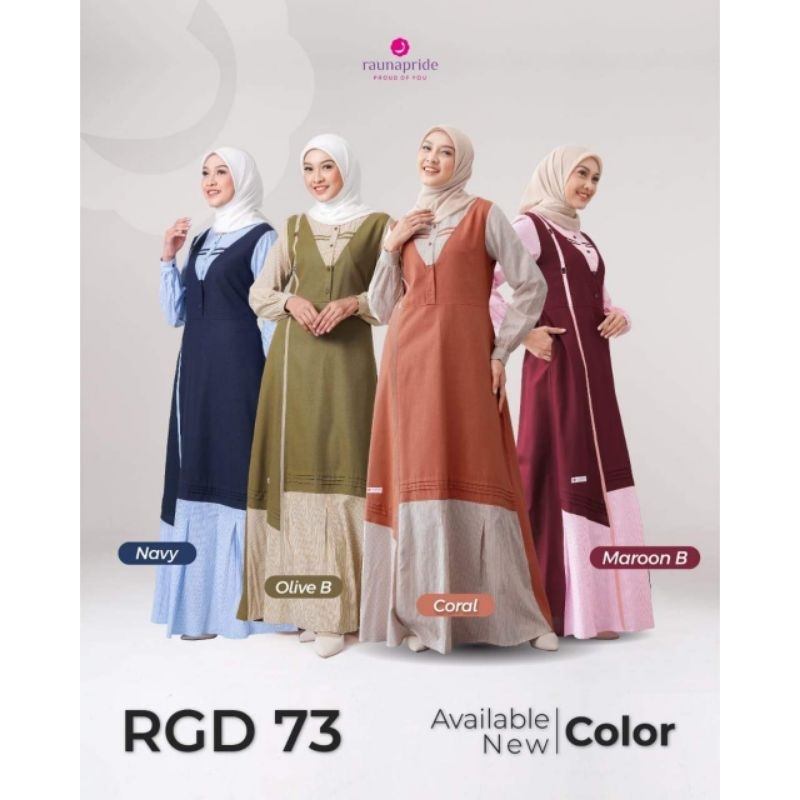Jual Rauna Gamis RGD 73 by raunapride | Shopee Indonesia