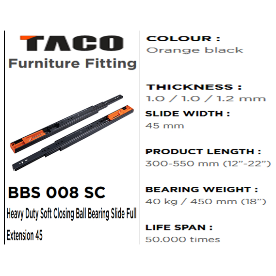 Jual Taco BBS 008 SC Rel Laci Slow Motion - 300 mm | Shopee Indonesia