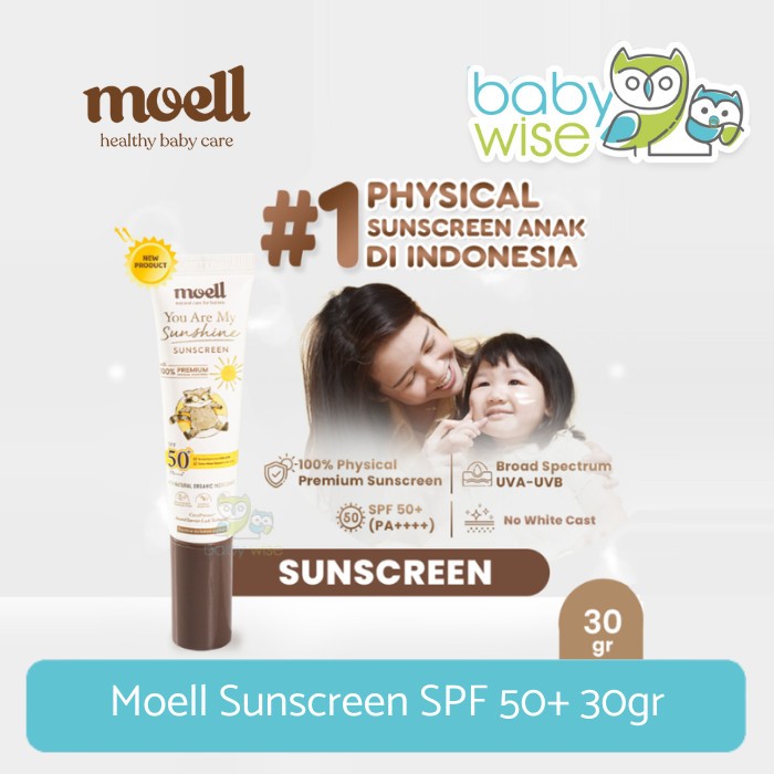 Jual Moell Sunscreen SPF 50+ - Sunscreen Anak & Bayi | Shopee Indonesia