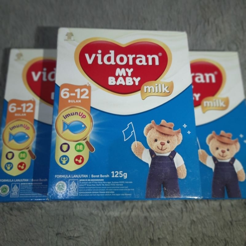 Jual Susu Vidoran My Baby | Susu Formula Usia 6 - 12 Bulan | 125G ... Jual Susu Vidoran My Baby | Susu Formula Usia 6 - 12 Bulan | 125G ...