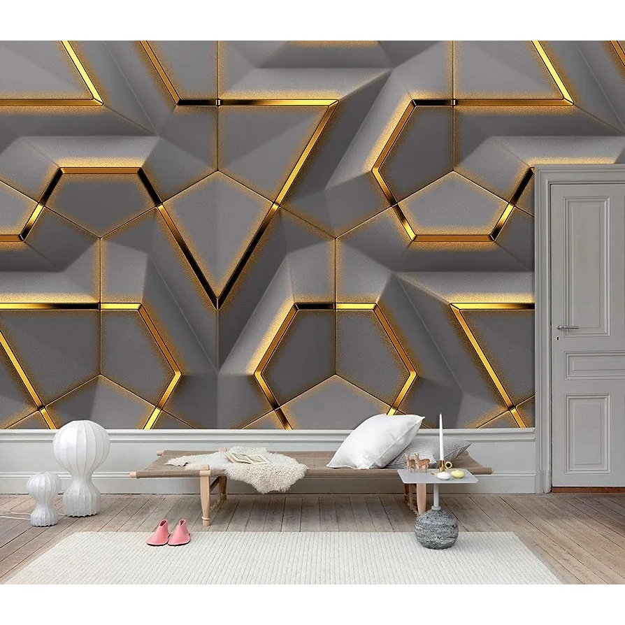 Jual WALLPAPER DINDING MURAH WALLPAPER MOTIF BATU ALAM 3D 45 CM x 9 ...