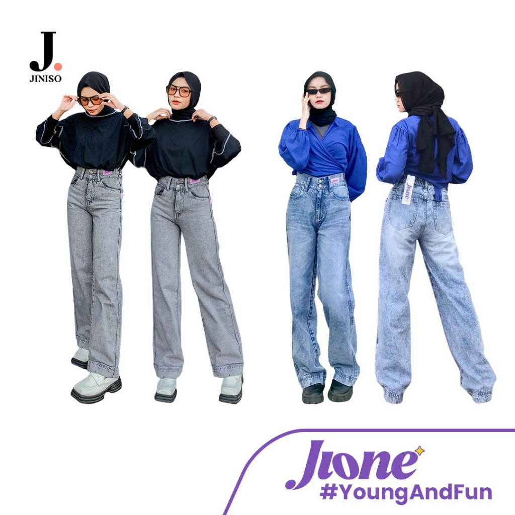 Jual JINISO Jeans Jione Celana Baggy High Waist | Shopee Indonesia Jual JINISO Jeans Jione Celana Baggy High Waist | Shopee Indonesia