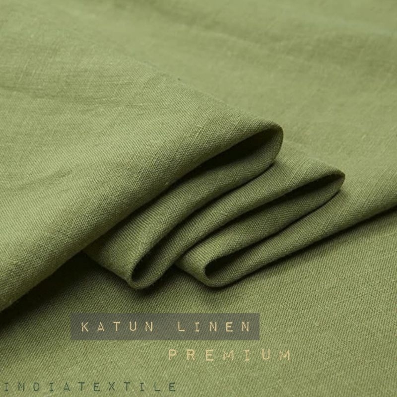Jual Kain Katun Linen Premium / Bahan Kemeja Oversize / Harga ...