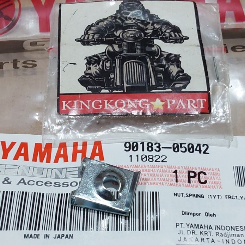 Jual Nut spring klip baut bodi new nmax aerox xmax original 90183-05042 ...