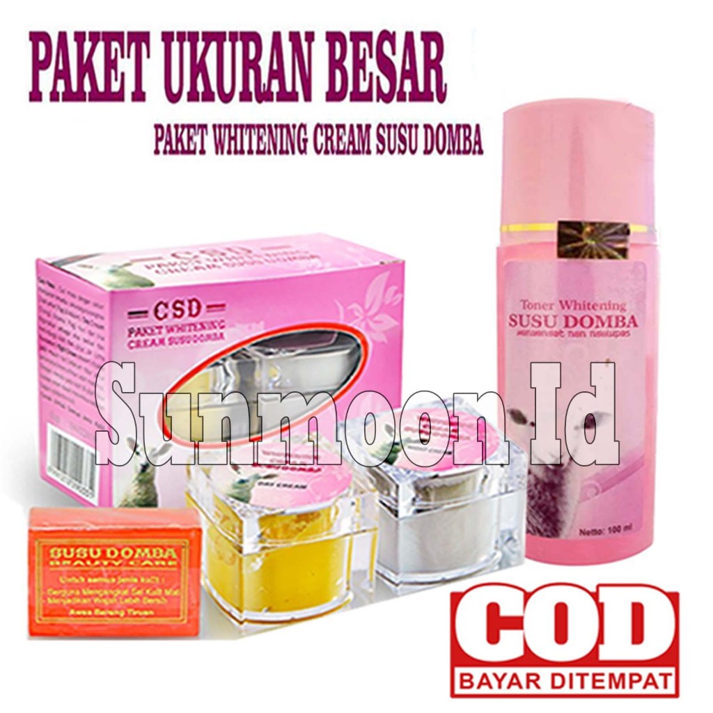 Jual PROMO Paket CSD BESAR 3in1 - Cream Susu Domba Plus Toner Susu ...