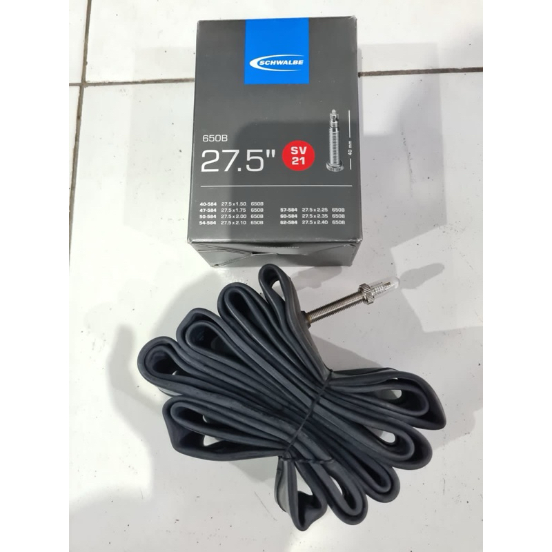 Jual Ban Dalam Sepeda SCHWALBE Ukuran 27.5 x 1.50 - 2.40 Cop Presta / FV 40mm Sepeda MTB Gravel ...