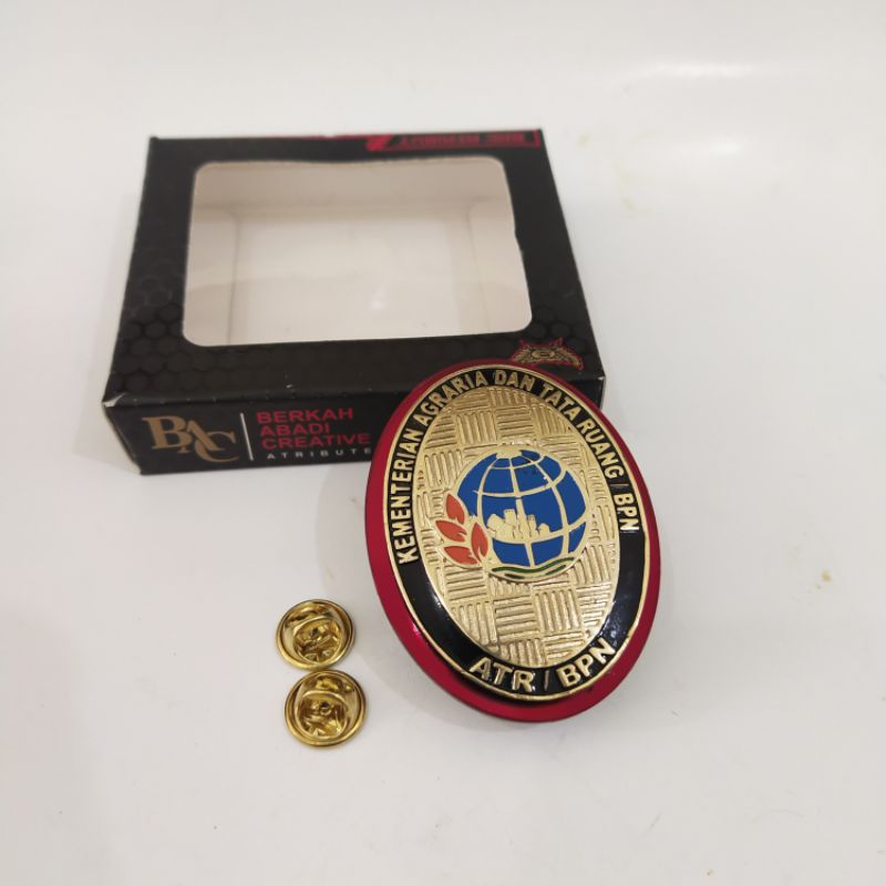 Jual pin ATR BPN oval exclusive mewah | Shopee Indonesia