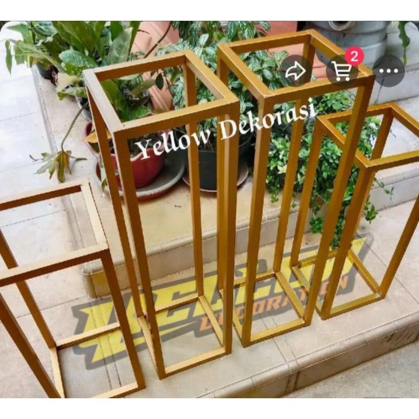 Jual standing flower besi bongkar pasang 100cm & 50cm | Shopee Indonesia