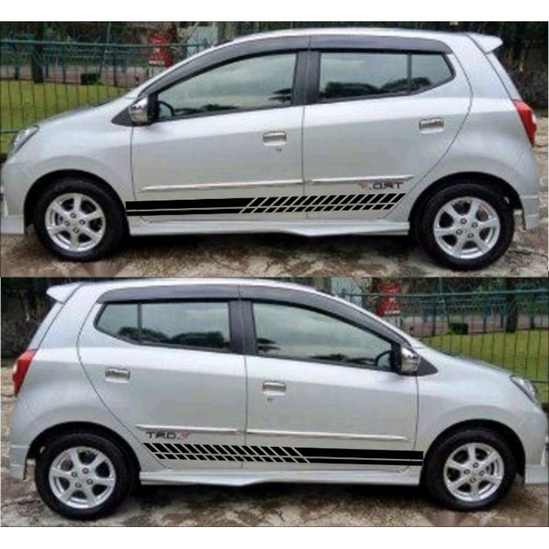 Jual 0004 cutting sticker list bawah keren Agya mobil Agya cutting ...