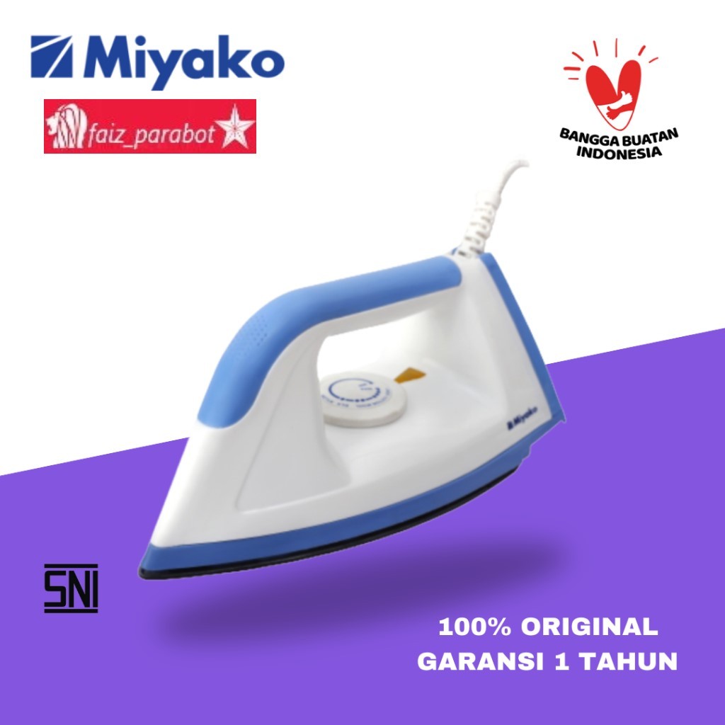Jual Setrika Miyako EL- 1008 M HEMAT LISTRIK | Shopee Indonesia