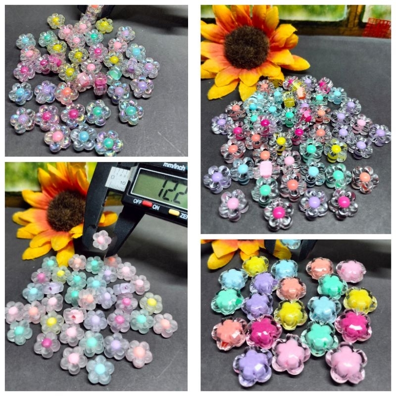 Jual 40 grm Mote Isi Bunga | Shopee Indonesia