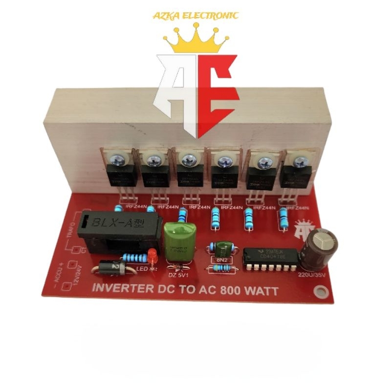 Jual Kit Inverter DC To AC 12V / 24V DC To 220V AC 800W | Shopee Indonesia
