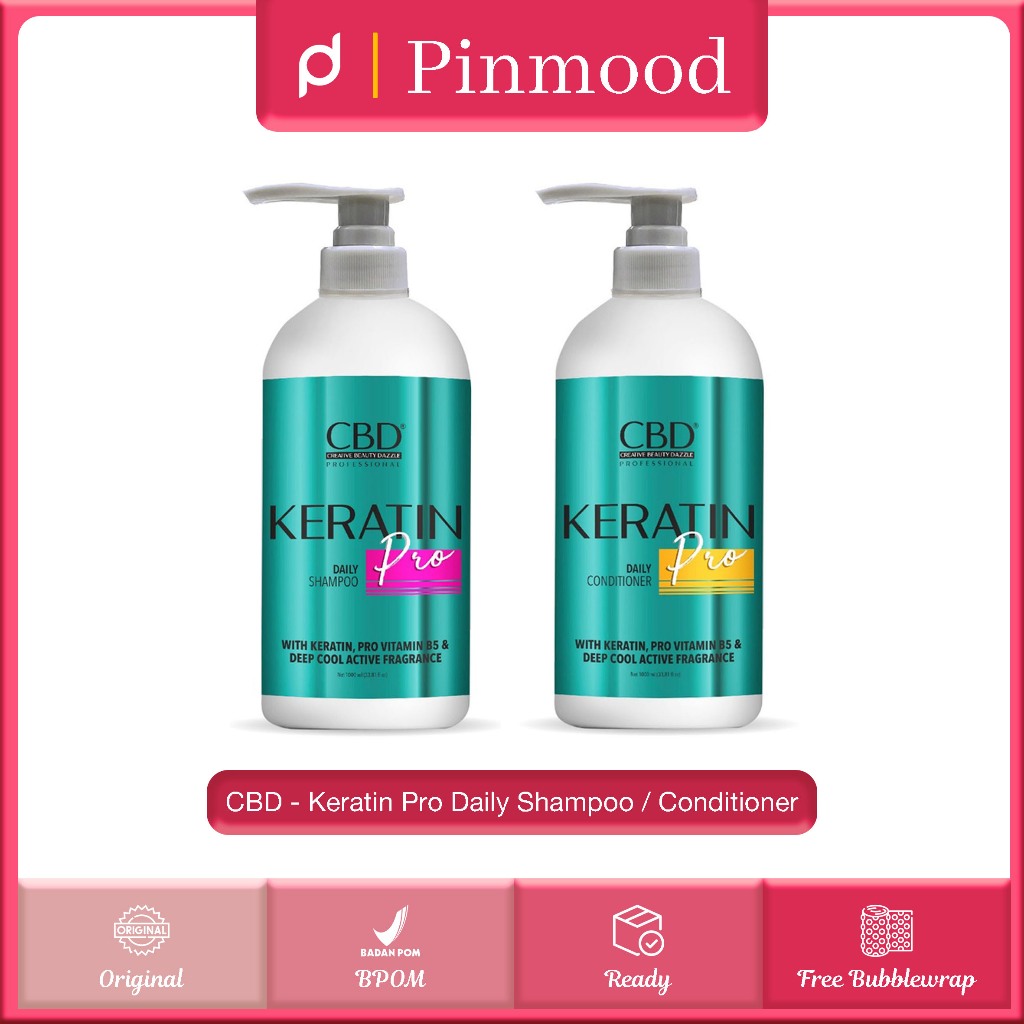 Jual CBD - PROFESSIONAL KERATIN PRO DAILY SHAMPOO / CONDITIONER ( 1000 ...