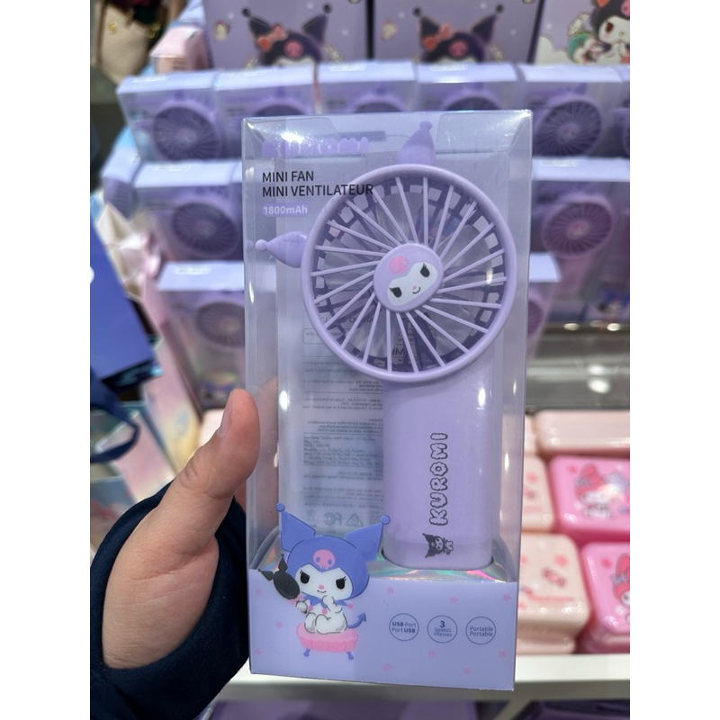 Jual Miniso X Sanrio Mini Fan Kuromi Melody Cinnamoroll Kipas Portable ...