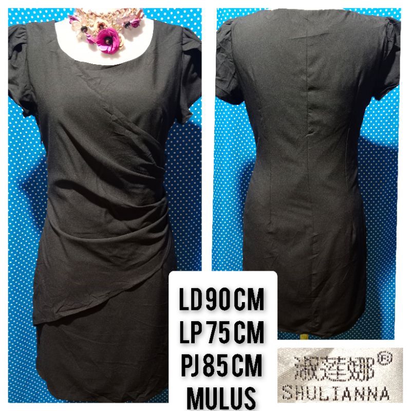 Jual MINI DRESS BODYCON HITAM(SHULIANNA) | Shopee Indonesia