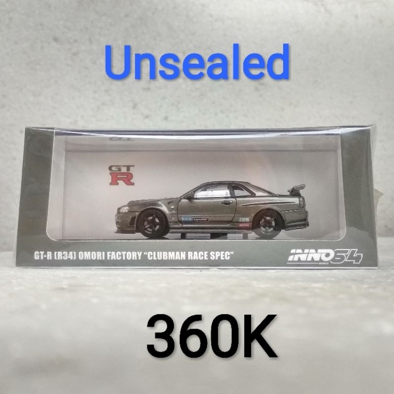 Jual Diecast Mini Scale 64 Inno Nissan Skyline GTR R34 Omori Factory ...