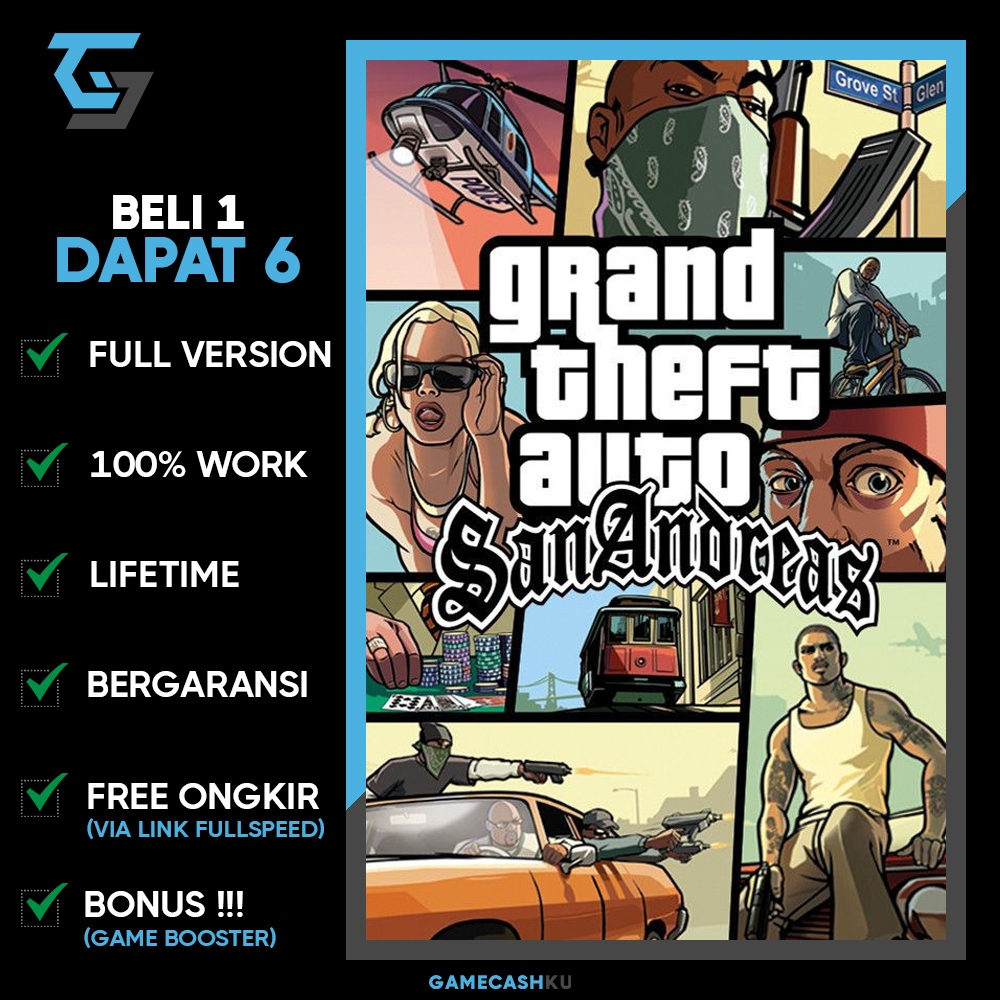 Jual Grand Theft Auto San Andreas - GTA SA - PC Game | Shopee Indonesia