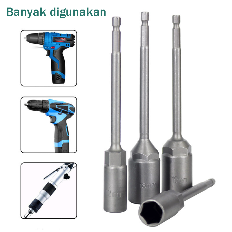 Jual UneedTools Adapter Kunci soket Pas Extension Hex Nut Driver Ukuran ...