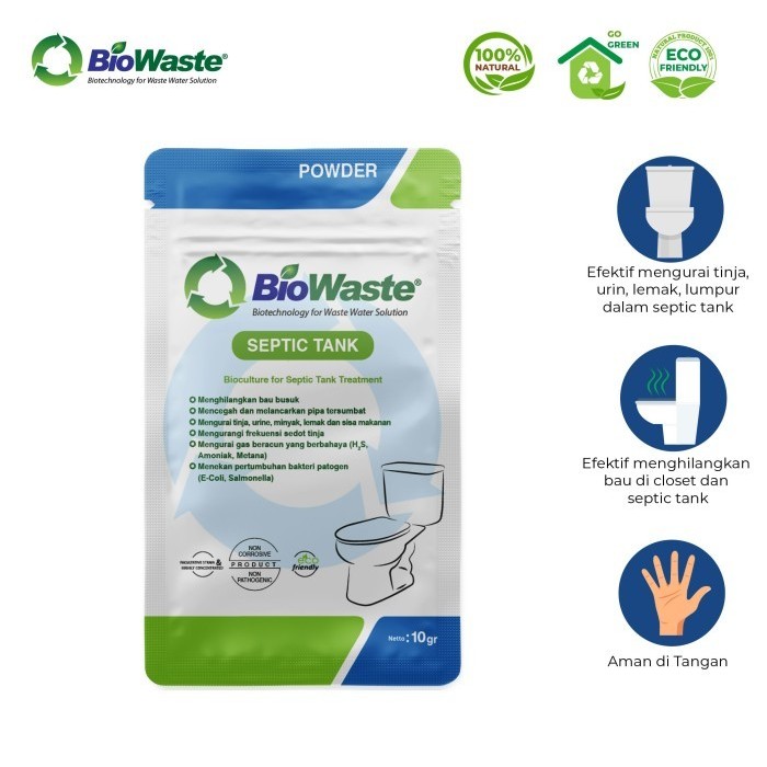 Jual Biowaste Bubuk Bakteri Pengurai Limbah 10 GRAM | Shopee Indonesia