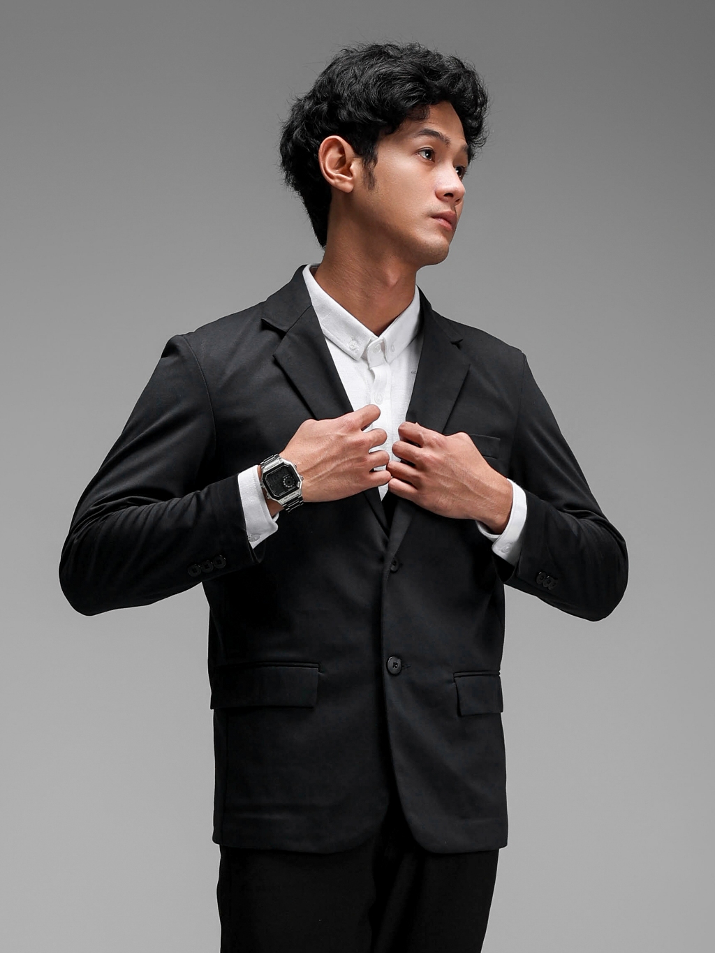 Jual JB - Jas Blazer Hakurodi Black - Jas Formal Pria | Shopee Indonesia